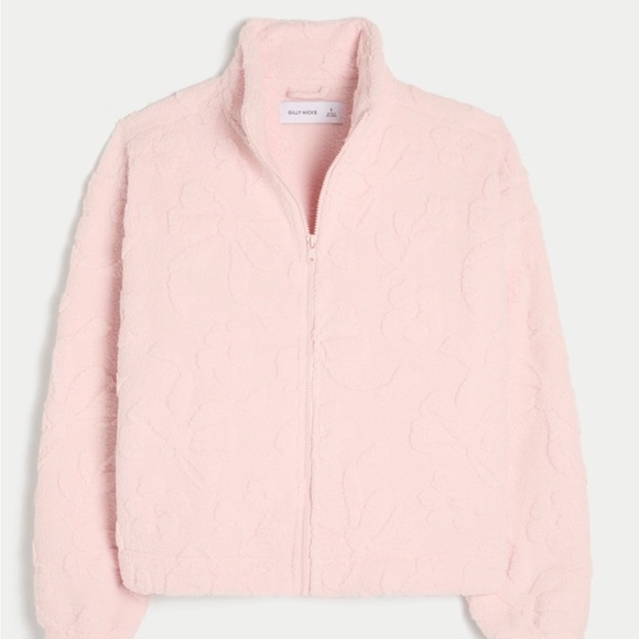 Gilly Hicks | Jackets & Coats | Gilly Hicks Light Pink Sherpa Jacket ...